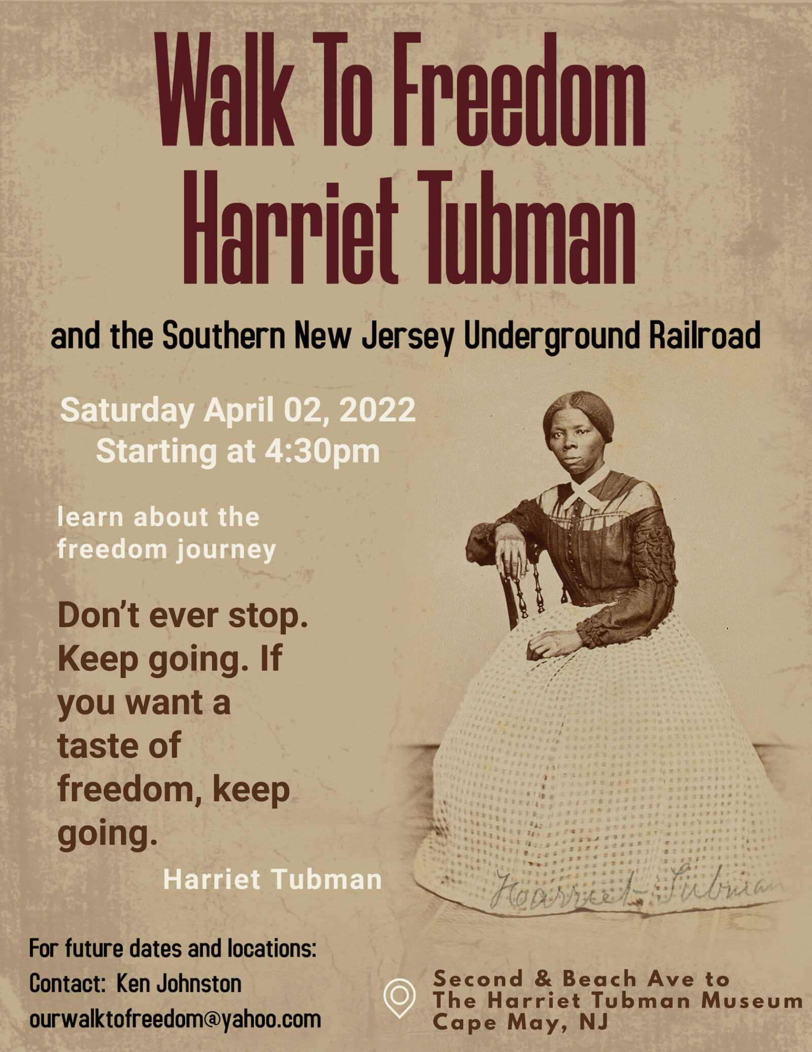 Walk to Freedom South Jersey – Flyer – Walk to Freedom